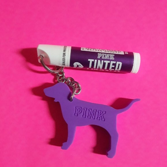 PINK Victoria's Secret | Makeup | Victoria Secret Lip Balm Keychain ...